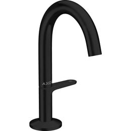 Hansgrohe Axor One Waschtischarmatur 48010670 Ausladung 122mm, mit Push-Open Ablaufgarnitur, mattschwarz