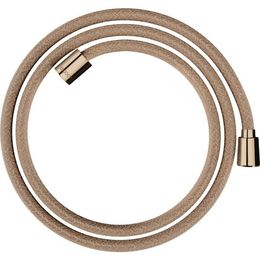 Hansgrohe Textilbrauseschlauch 28259300 1600 mm, Mutter 1x konisch, 1x zylindrisch, polished red gold
