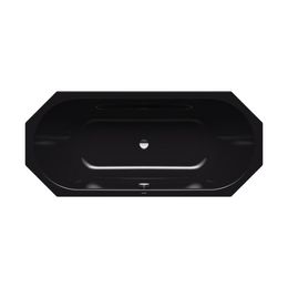 Kaldewei Vaio Duo 8 Badewanne 233334013701 180x80cm, Vollantislip Perl-Effekt, schwarz