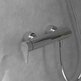 Villeroy & Boch Villeroy und Boch Liberty Einhebel-Duscharmatur TVS10700300061 mit R&uuml;ckflussschutz, Wandmontage, chrom