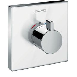 Hansgrohe ShowerSelect Brausethermostat 15734400 Unterputz Thermostat, Glas, wei&szlig; chrom
