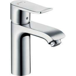 Hansgrohe Metris 110 Waschtisch Armatur 31204000 chrom, ohne Ablaufgarnitur, LowFlow