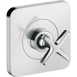 Hansgrohe Axor Citterio E Fertigmontageset 36771000 Unterputz-Absperrventil 120x120mm, chrom