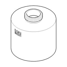 Dornbracht Aufnahme Flasche Spender 90101052500-00 90 x 80 x 70_chrom
