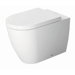 Duravit Me by Starck Stand-Tiefspül-WC 2169092600 37 x 60 cm, 4,5 l, Abgang waagerecht, Weiß/Weiß Seidenmatt