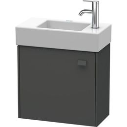 Duravit Brioso Waschtischunterbau BR4051L4949 484x239mm, Graphit Matt, Tür links