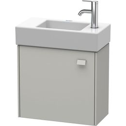 Duravit Brioso Waschtischunterbau BR4051L0707 484x239mm, Betongrau Matt, T&uuml;r links