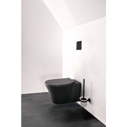 Ideal Standard Connect Air Wand-Tiefsp&uuml;l-WC K8768V3 AquaBlade, Softclosing, 36,5x54,5x39cm, schwarz matt