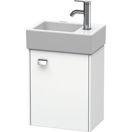 Duravit Brioso Waschtischunterschrank BR4049R1018 364x239mm, Wei&szlig; Matt, T&uuml;r rechts, Griff Chrom