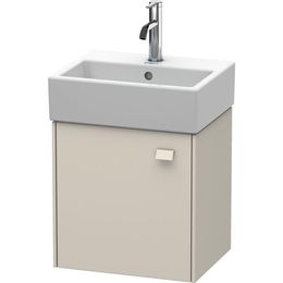 Duravit Brioso Waschtischunterbau BR4050L9191 434x339mm, Taupe, T&uuml;r links