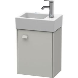 Duravit Brioso Waschtischunterbau BR4049R0707 364x239mm, Betongrau Matt, T&uuml;r rechts
