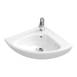 Villeroy & Boch Villeroy & Boch O.Novo Eckhandwaschbecken 73274001 compact, 41,5 cm Schenkellänge, weiss