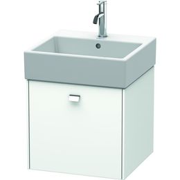 Duravit Brioso Waschtischunterbau BR405201018 484x459mm, Wei&szlig; Matt, 1 Auszug, Griff Chrom
