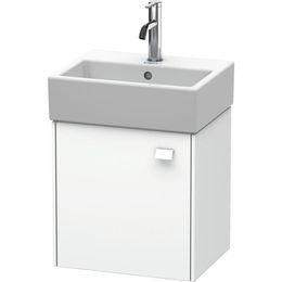 Duravit Brioso Waschtischunterbau BR4050L1818 434x339mm, Wei&szlig; Matt, T&uuml;r links