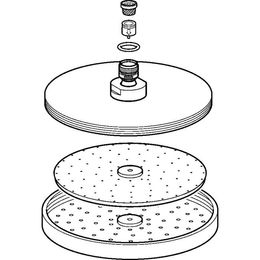 Hansa Brausekopf komplett chrom 59912432 chr