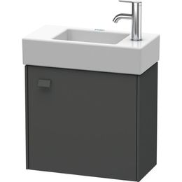 Duravit Brioso Waschtischunterbau BR4051R4949 484x239mm, Graphit Matt, Tür rechts