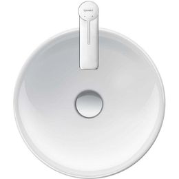 Duravit D-Neo Aufsatz-Waschtisch 2371400070 40x40cm, ohne &Uuml;berlauf, ohne Hahnlochbank, wei&szlig;