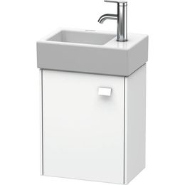Duravit Brioso Waschtischunterbau BR4049L1818 364x239mm, Wei&szlig; Matt, T&uuml;r links