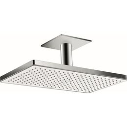 Hansgrohe Rainmaker Select 460 Kopfbrause 24012400 weiss-chrom, 1jet, EcoSmart 9 l/m, Deckenanschluss