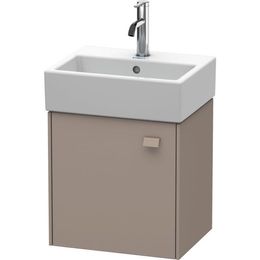Duravit Brioso Waschtischunterbau BR4050L4343 434x339mm, Basalt Matt, T&uuml;r links