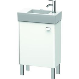 Duravit Brioso Waschtischunterbau BR4431L1018 434x239mm, Weiß Matt, Tür links, Griff Chrom