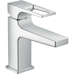 Hansgrohe Metropol 100 Waschtischarmatur 74500000 chrom, für Handwaschbecken, mit Push Open