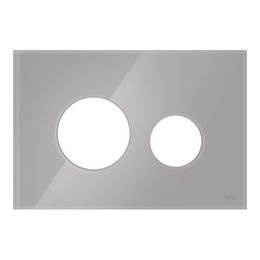 TECE TECEloop WC-Blende 9240616 Glas titan, f&uuml;r WC-Bet&auml;tigungsplatte
