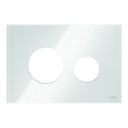 TECEloop Blende für WC-Betätigungsplatte 9240671 Glas weiß