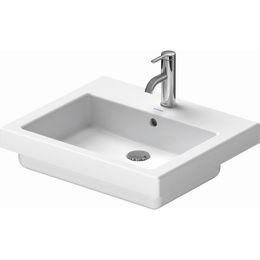 Duravit Einbauwaschtisch Vero 0315550000 55 x 46 cm, weiss, Einbau von oben, 1 Hahnloch