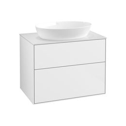 Villeroy & Boch Villeroy und Boch Finion Waschtischunterschrank G99100GF 80x60,3cm, Emotion, Abdeckplatte white matt, Glossy white lacquer