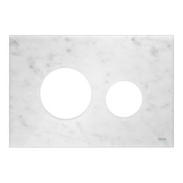 TECE TECEloop WC-Blende 9240613 Marmor wei&szlig;, f&uuml;r WC-Bet&auml;tigungsplatte