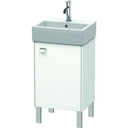 Duravit Brioso Waschtischunterschrank BR4430R1018 434x339mm, Wei&szlig; Matt, T&uuml;r rechts, Griff Chrom