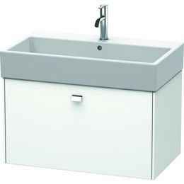 Duravit Brioso Waschtischunterschrank BR405501018 784x459mm, Wei&szlig; Matt, 1 Auszug, Griff Chrom