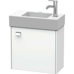 Duravit Brioso Waschtischunterschrank BR4051R1018 484x239mm, Wei&szlig; Matt, T&uuml;r rechts, Griff Chrom