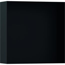 Hansgrohe XtraStoris Wandnische 56073670 30x30x10cm, mit offenem Rahmen, mattschwarz