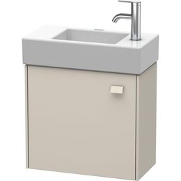 Duravit Brioso Waschtischunterbau BR4051L9191 484x239mm, Taupe, T&uuml;r links