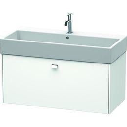 Duravit Brioso Waschtischunterschrank BR405601018 984x459mm, Wei&szlig; Matt, 1 Auszug, Griff Chrom