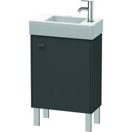 Duravit Brioso Waschtischunterbau BR4431R4949 434x239mm, Graphit Matt, T&uuml;r rechts