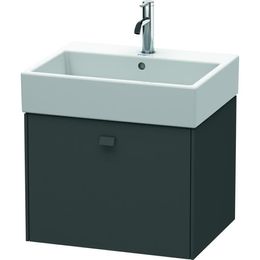 Duravit Brioso Waschtischunterbau BR405304949 584x459mm, Graphit Matt, 1 Auszug