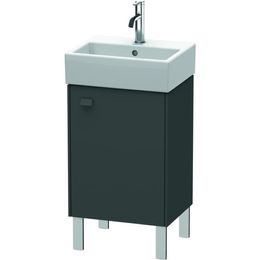 Duravit Brioso Waschtischunterbau BR4430R4949 434x339mm, Graphit Matt, T&uuml;r rechts