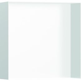 Hansgrohe XtraStoris Wandnische 56073700 30x30x10cm, mit offenem Rahmen, mattwei&szlig;