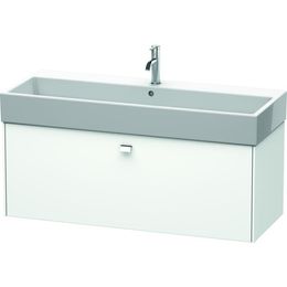 Duravit Brioso Waschtischunterbau BR405701018 1184x459mm, Wei&szlig; Matt, 1 Auszug, Griff Chrom