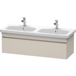 Duravit DuraStyle Waschtisch-Unterschrank DS639809191 123x44,8x39,8cm, 1 Auszug, Becken links/rechts, taupe