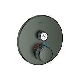 Grohe Grohtherm Smartcontrol Brausethermostat 29118AL0, hard graphite geb&uuml;rstet, 1 Absperrventil