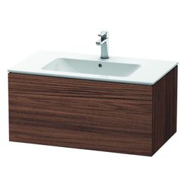 Duravit L-Cube Waschtisch-Unterschrank LC614102121 82 x 48,1 cm, nussbaum dunkel, 1 Auszug, wandh&auml;ngend