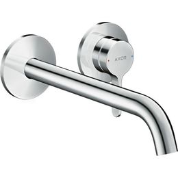 Hansgrohe Axor One Fertigmontageset 48120000 Unterputzarmatur, f&uuml;r Wandmontage, mit Hebelgriff und Auslauf 220mm, chrom