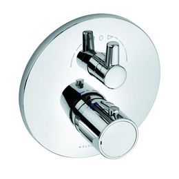 Kludi Zenta Wannenthermostat 388300545 chrom, Unterputz, Fertigmontageset