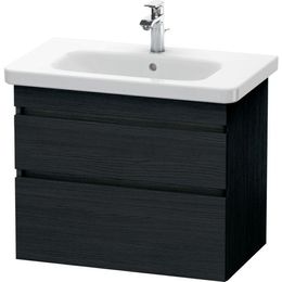 Duravit DuraStyle Waschtisch-Unterschrank DS648101616 73 x 44,8 cm, Eiche schwarz, 2 Schubkästen, wandhängend