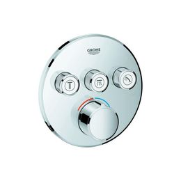 Grohe Smartcontrol Brausearmatur 29146000 chrom, mit 3 Absperrventilen, runde Rosette