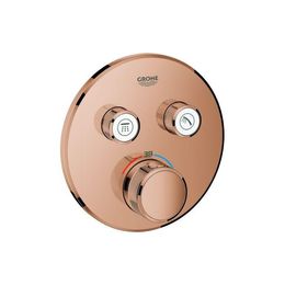 Grohe Grohtherm Smartcontrol Fertigmontageset 29119DA0 warm sunset, rund, UP-Thermostat, 2 Absperrventile